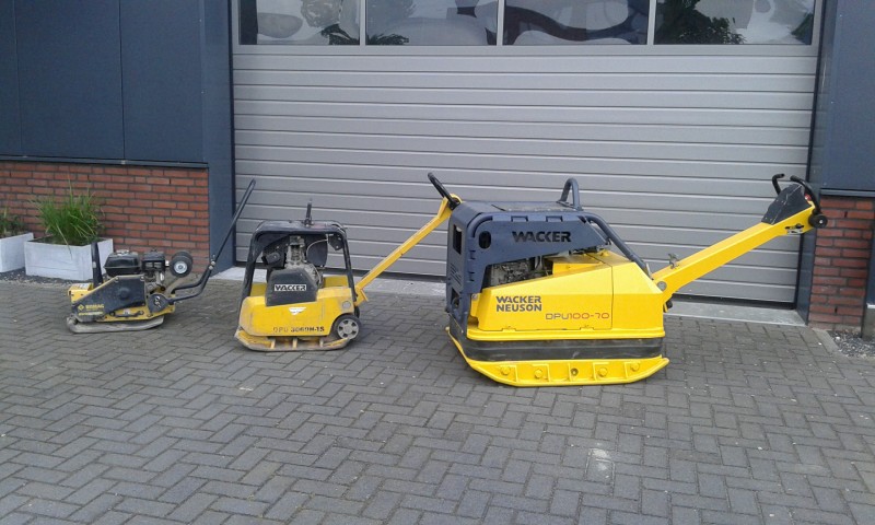 10 tons trilplaat Wacker dpu100-70 | Havali.eu Handelsonderneming ...